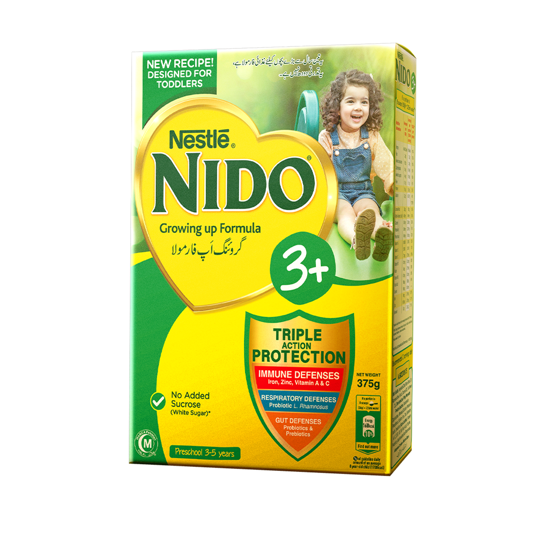 NESTLE NIDO 3+ 375G BOX – abdalibabafoods