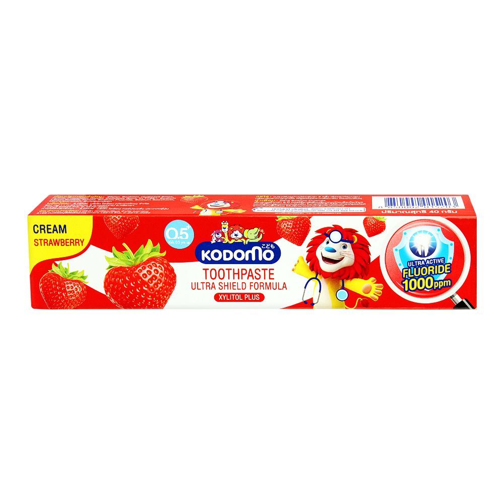 KODOMO KIDS TOOTHPASTE CREAM STRAWBERRY 40G – abdalibabafoods