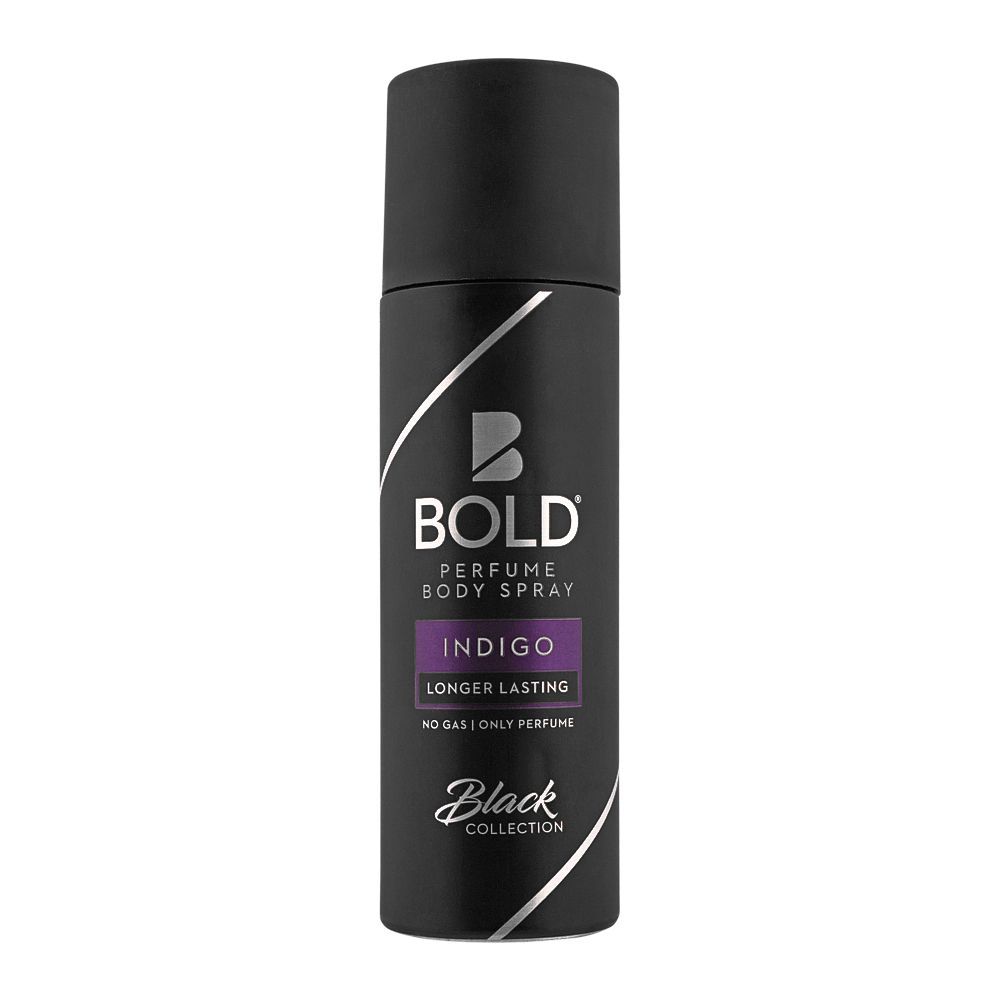 BOLD BLACK BODY SPRAY INDIGO 120ML – abdalibabafoods