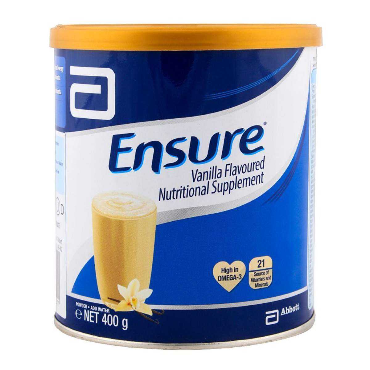 ENSURE MILK POWDER NUTRIVIGOR VANILLA FLAVOURED 400GM – abdalibabafoods