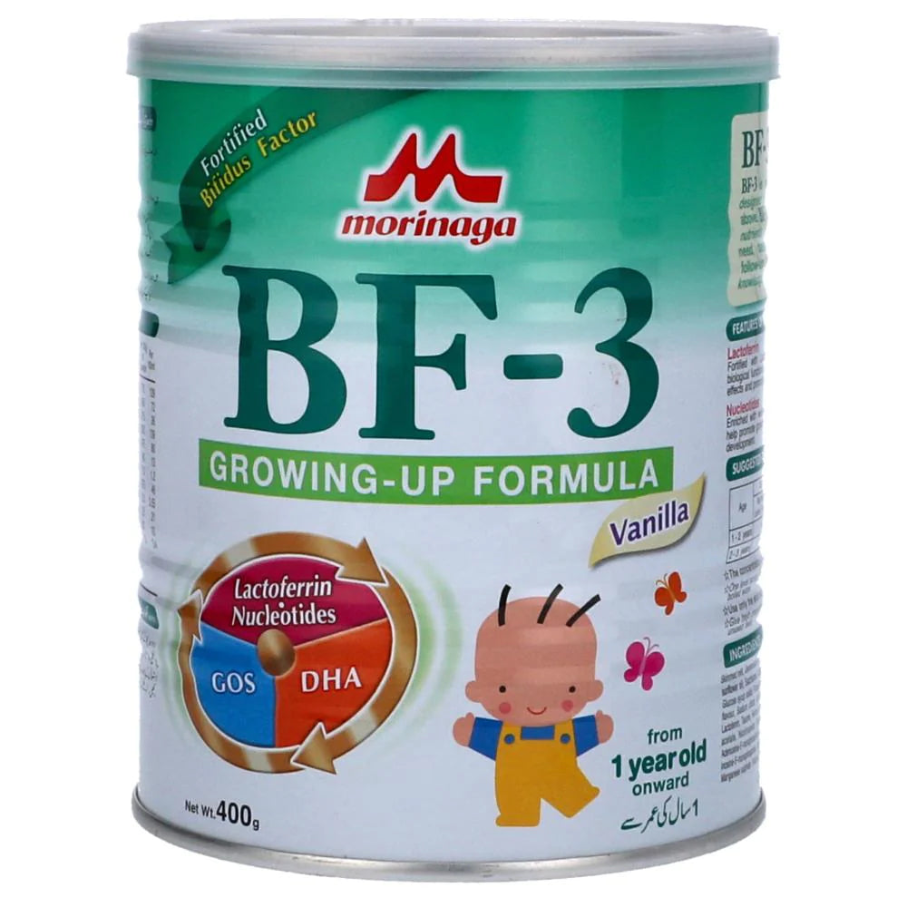 MORINAGA BF-3 GR.UP FORMULA VANILLA 400G – abdalibabafoods