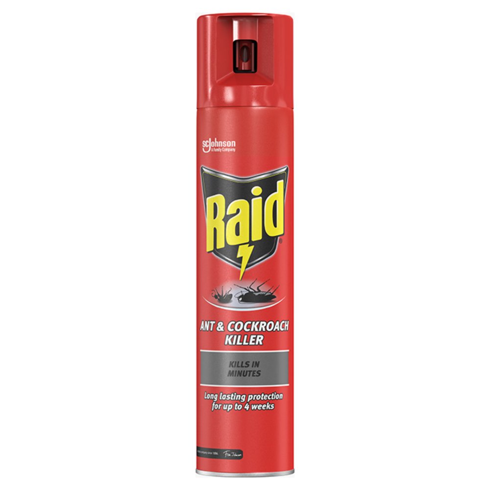 RAID ANT & COCKROACH KILLER SPRAY 300ML – abdalibabafoods