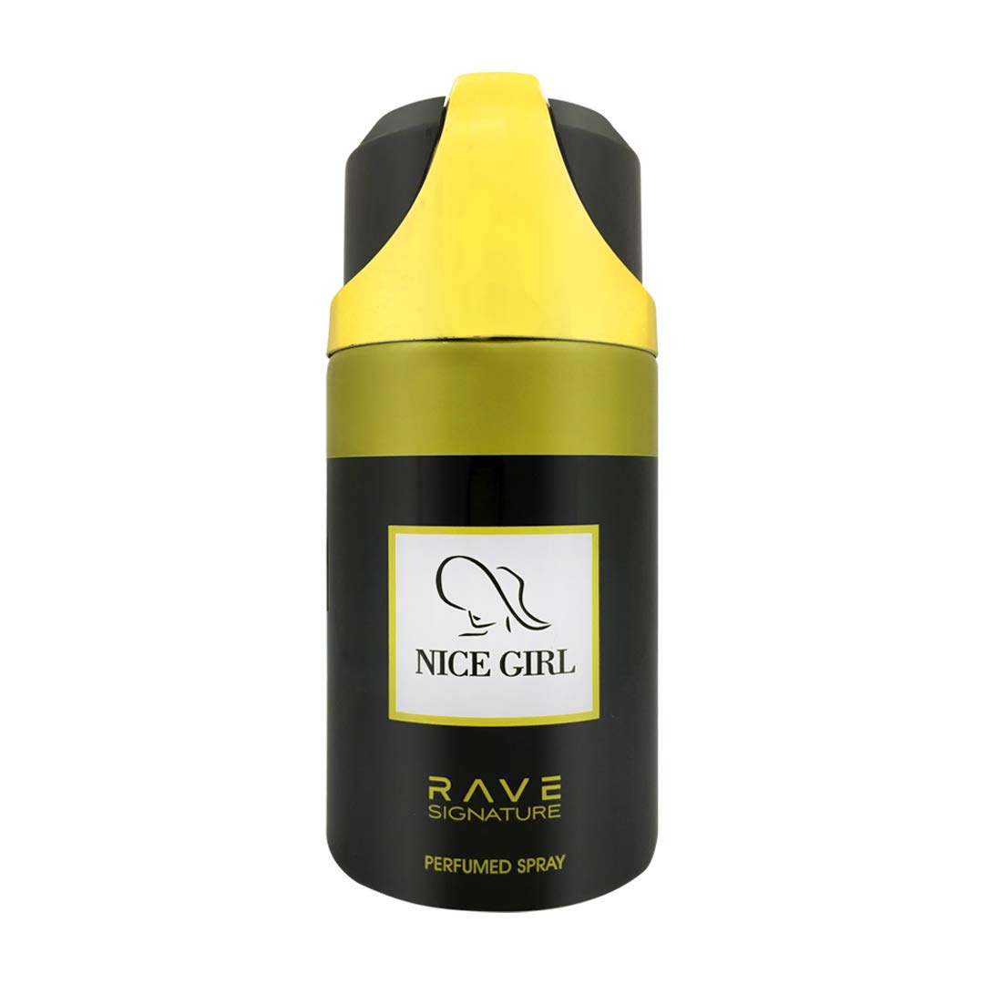 RAVE SIGNATURE BODY SPARY NICE GIRL 250ML – abdalibabafoods