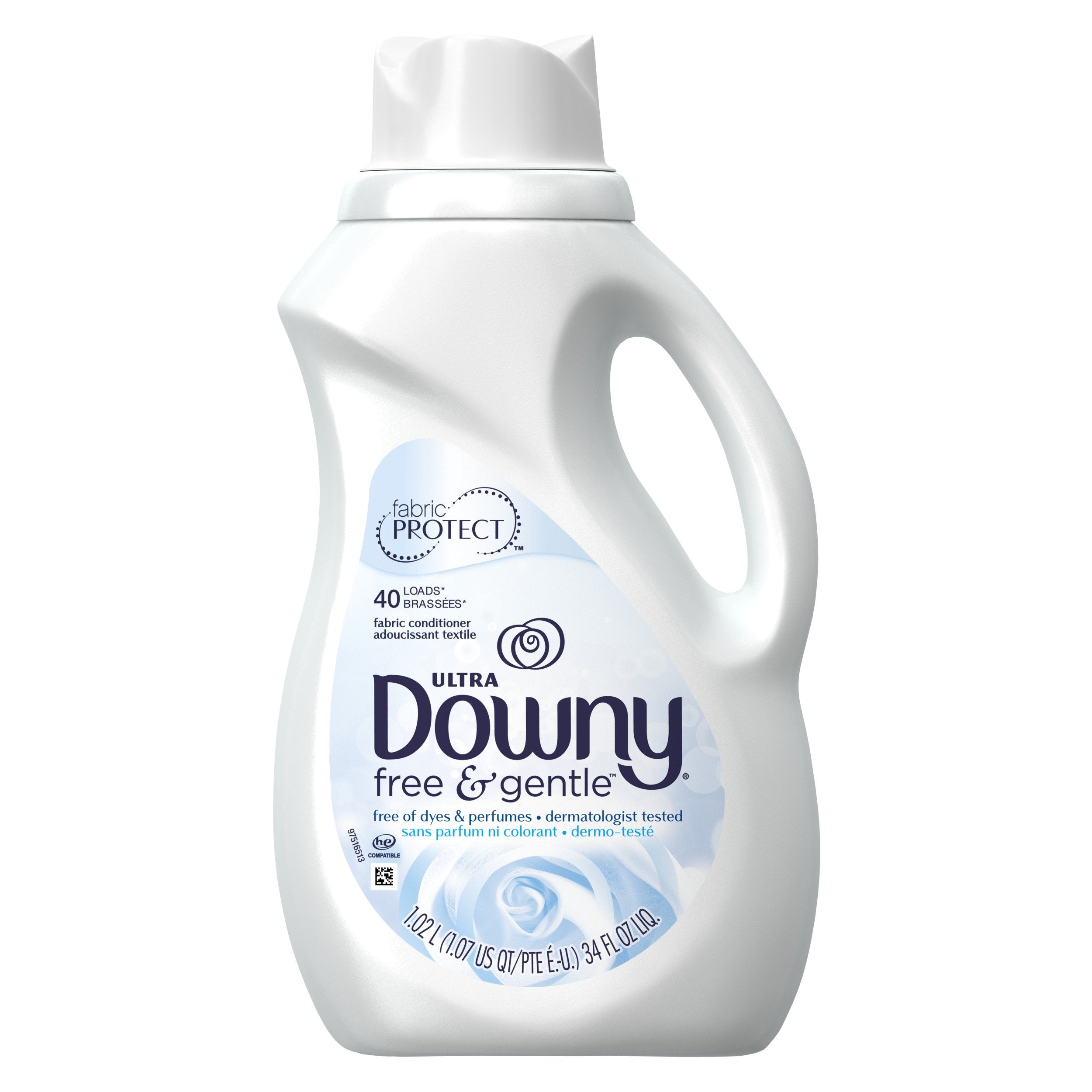 DOWNY FABRIC CONDITIONER FREE&GENTLE 34OZ 1.02L – abdalibabafoods