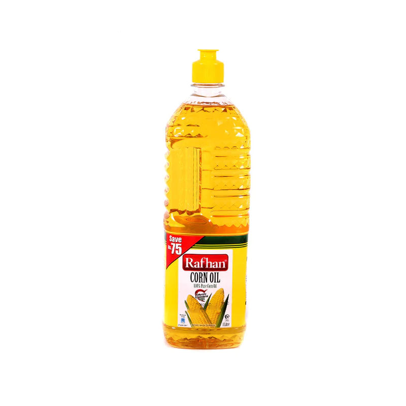 RAFHAN CORN OIL BOTTLE 1 LTR – abdalibabafoods