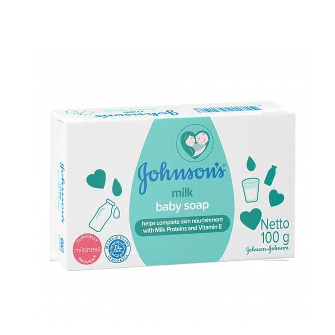 JOHNSONS BABY MILK SOAP 100G – abdalibabafoods