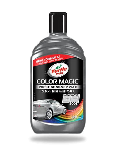 TURTLE WAX COLOR MAGIC SILVER WAX 500ML – abdalibabafoods