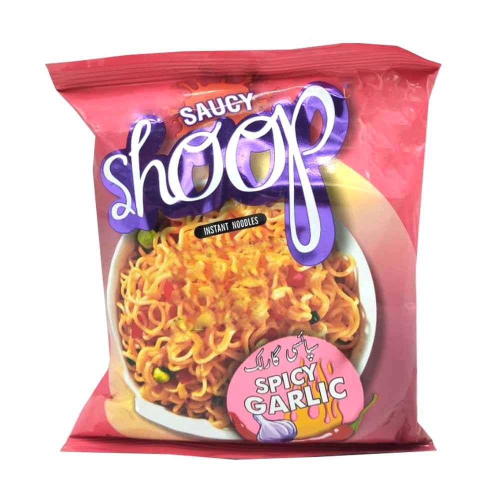SHAN SHOOP NOODLES SPICY GARLIC 67G – abdalibabafoods
