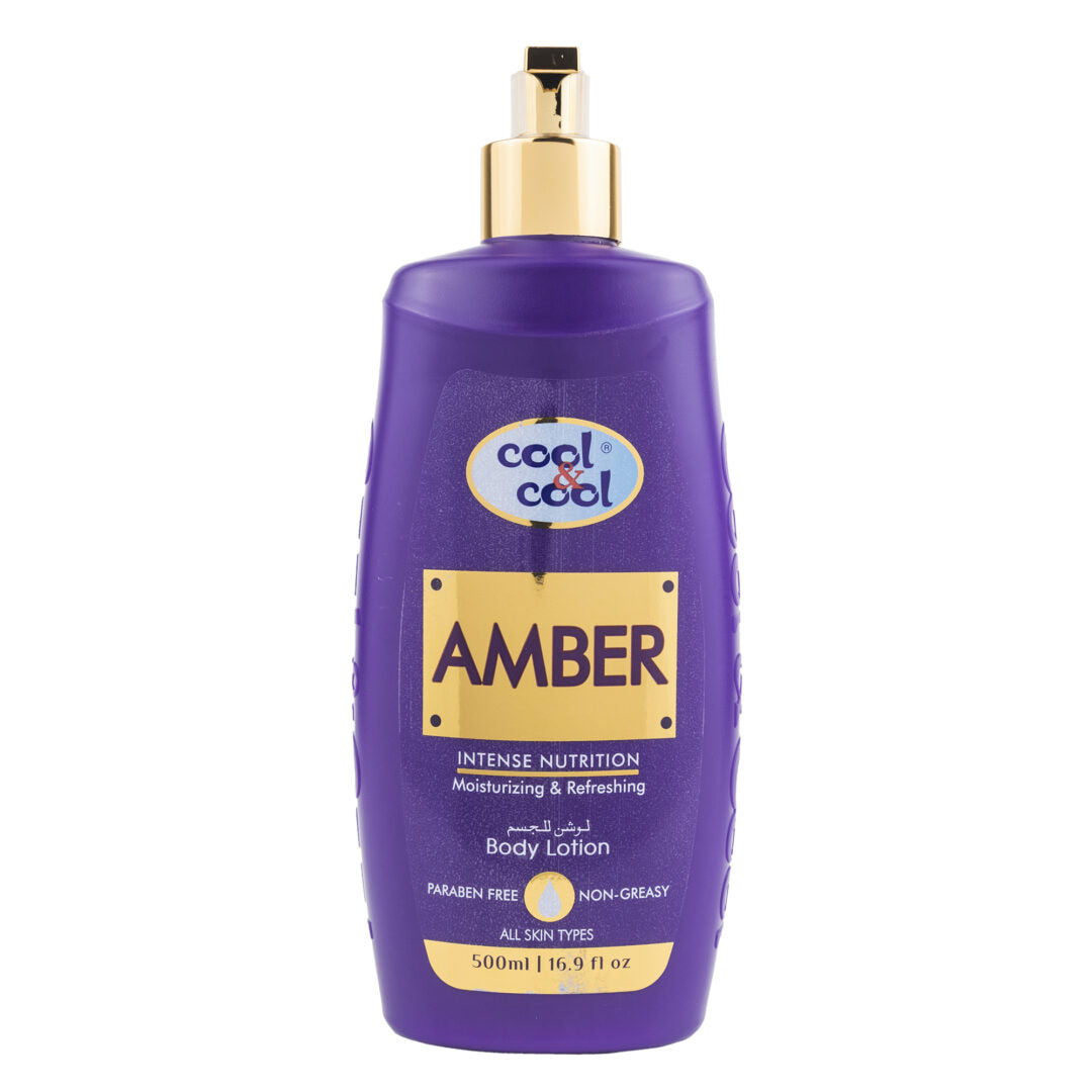 COOL & COOL BODY LOTION AMBER 500ML – abdalibabafoods