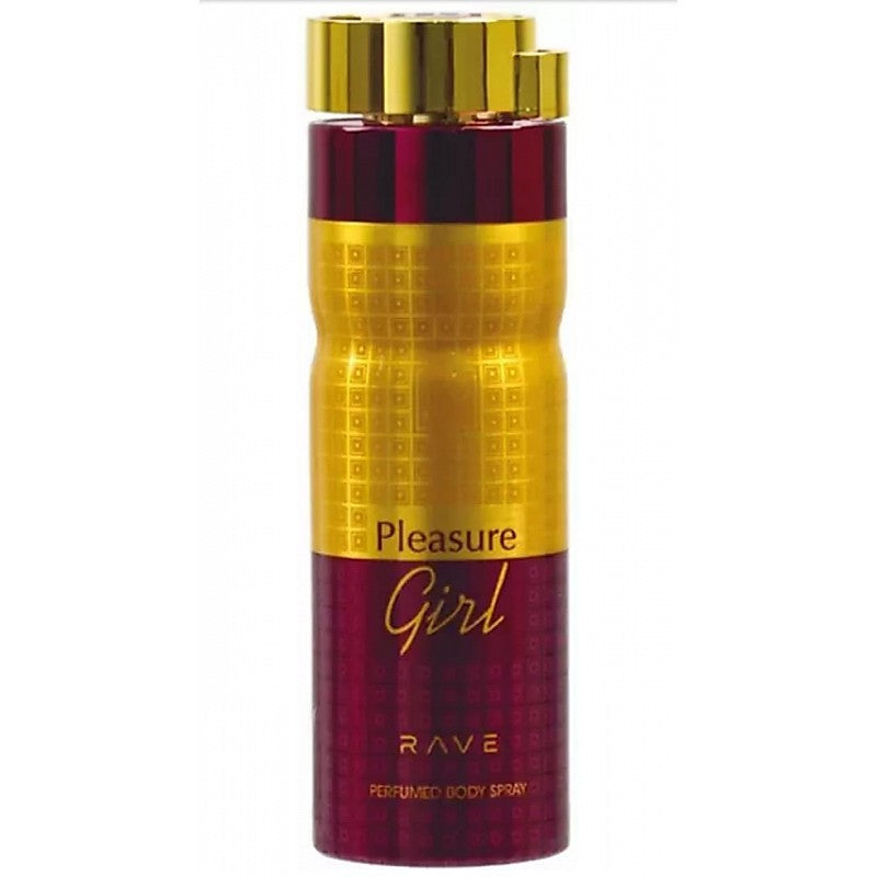 RAVE BODY SPRAY PLEASURE GIRL 200ML – abdalibabafoods